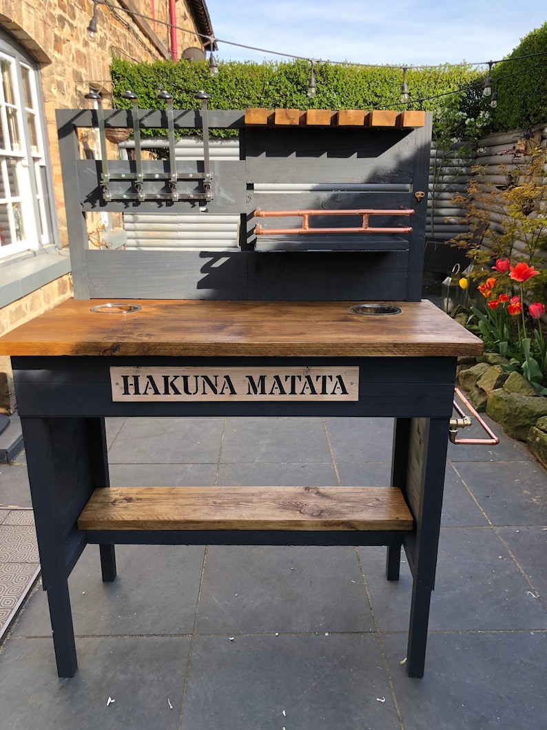 Rustic Hand Made Indoor Outdoor Garden Cocktail Bar - Etsy