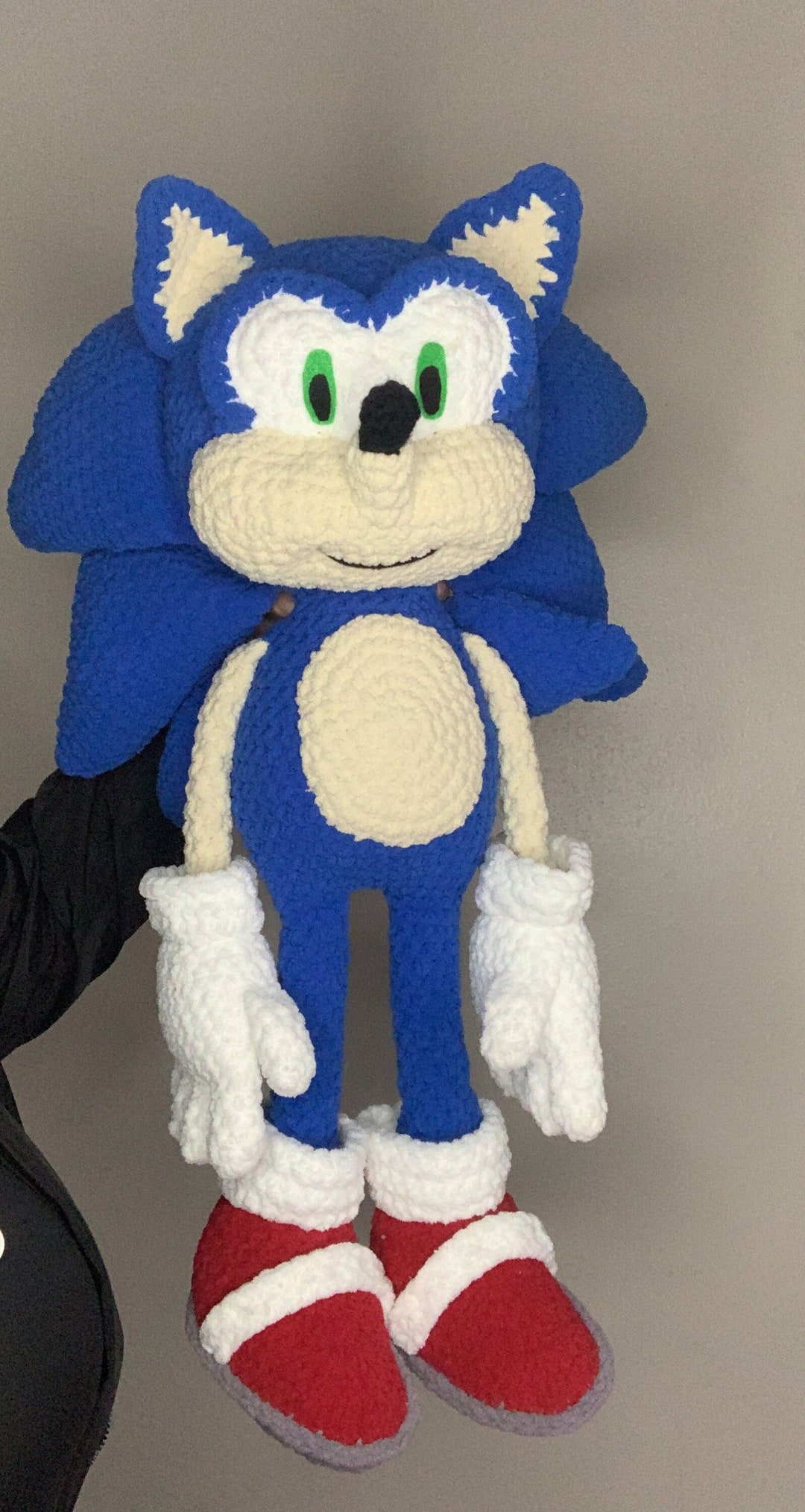 Blue Hedgehog Jumbo Plushie - Etsy