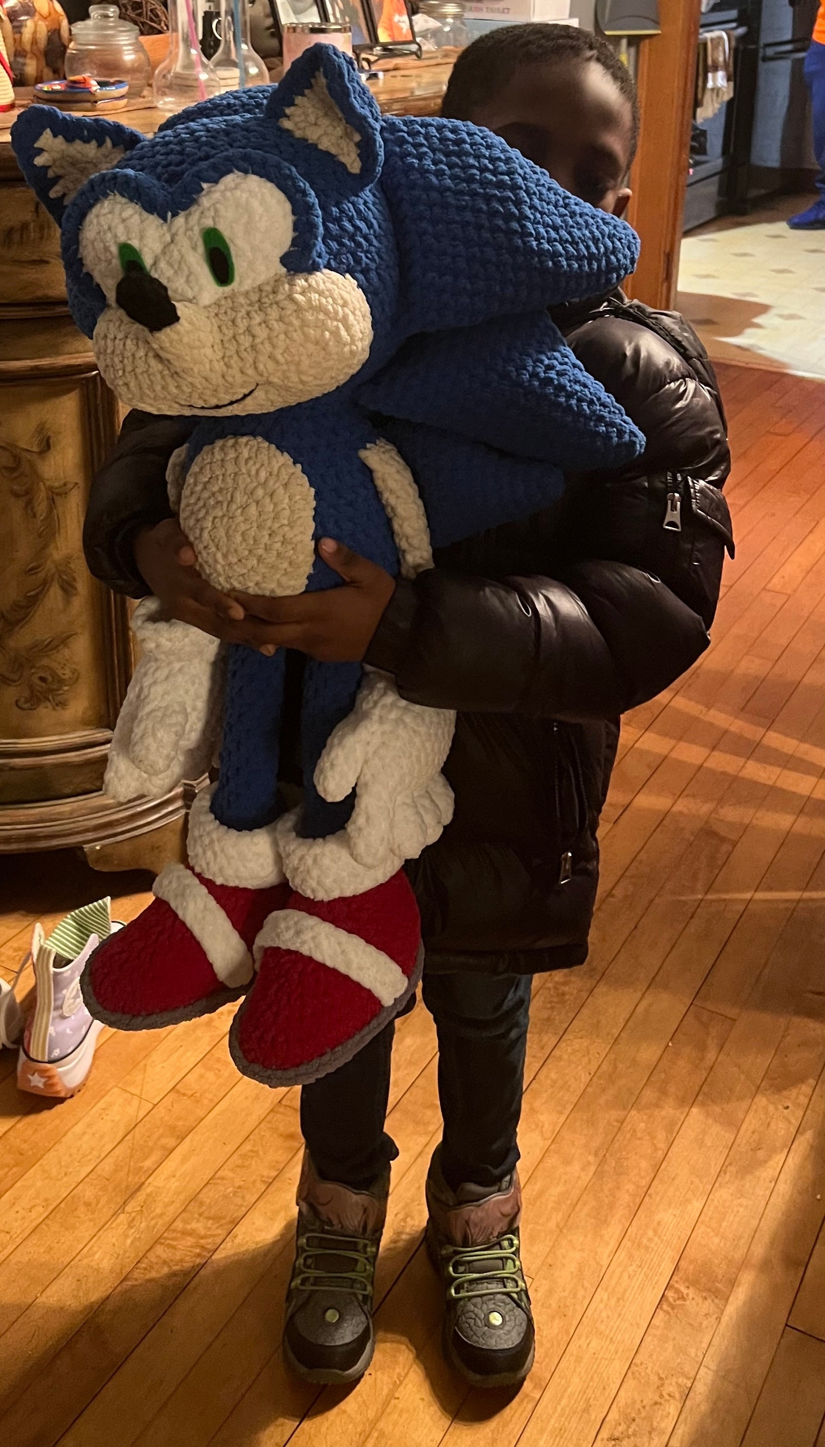 Blue Hedgehog Jumbo Plushie - Etsy
