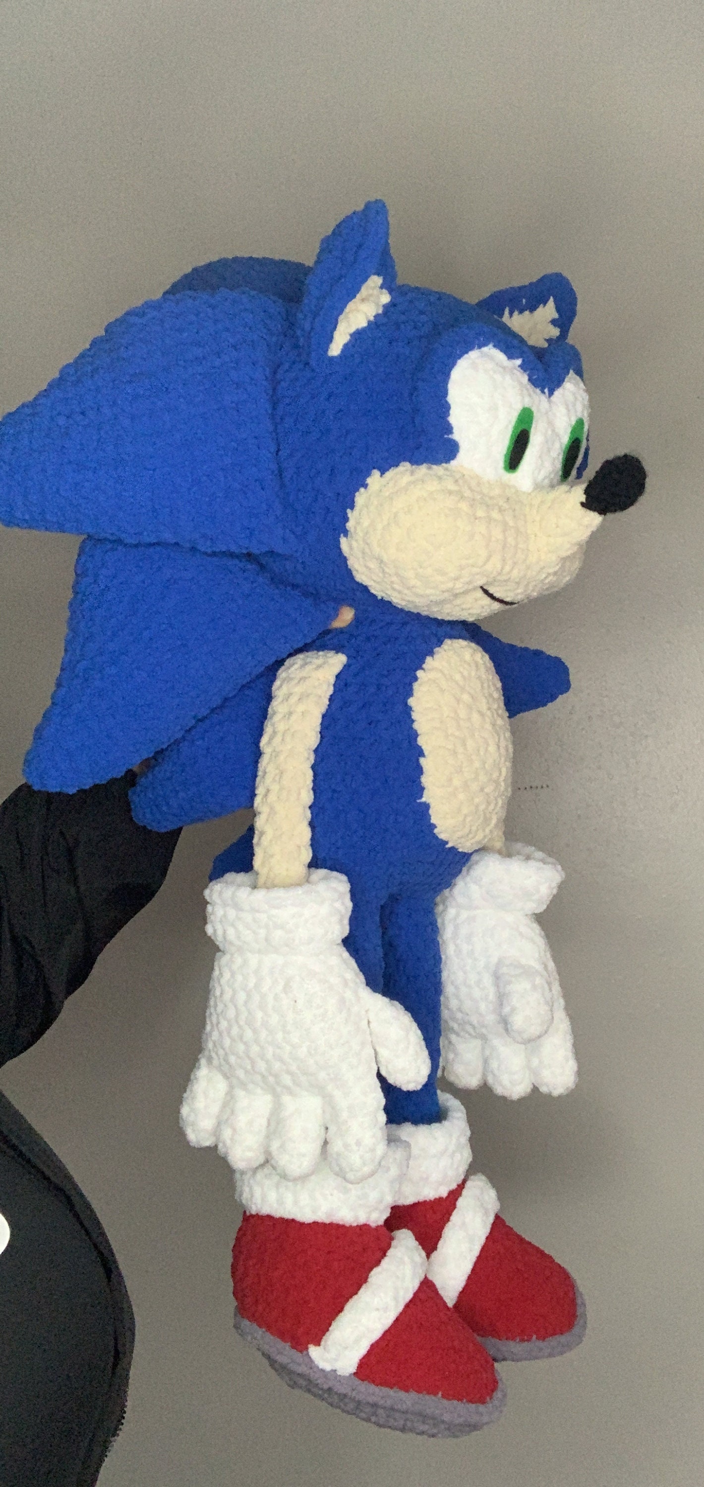 Blue Hedgehog Jumbo Plushie - Etsy