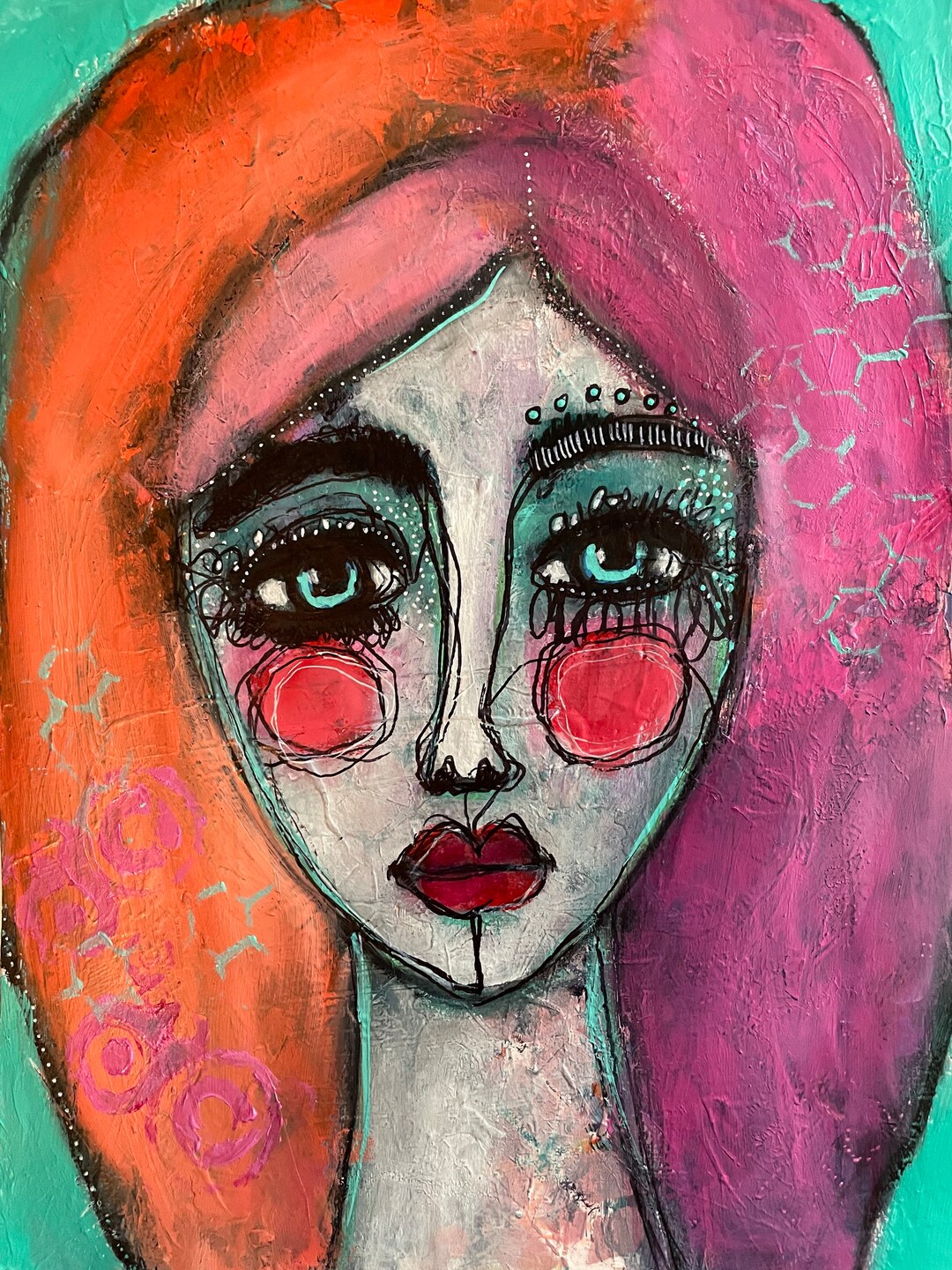The Reluctant Model: Misty, 9x12, Original Art, Original Painting ...