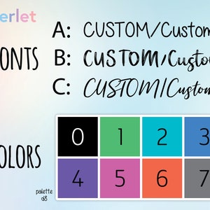 Custom Planner Stickers, Custom Labels, Transparent and Matte White ...