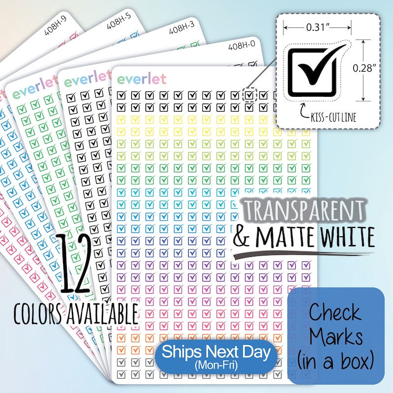 Sample Habit Tracker - Etsy