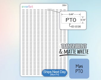 Days of the Week Planner Stickers, Highlighting Transparent and Matte ...
