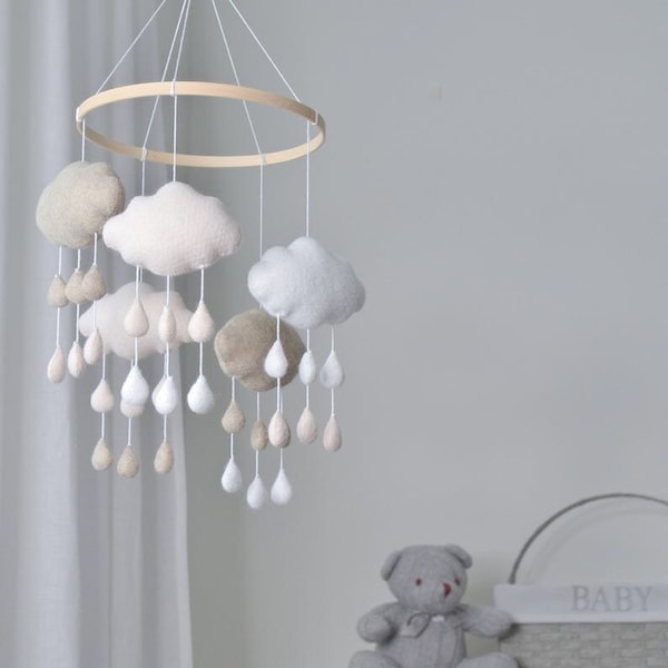 Rain Cloud Mobile - Etsy