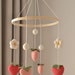 Strawberry Mobile/baby Mobile/fruit Felt Mobile/strawberry - Etsy Canada