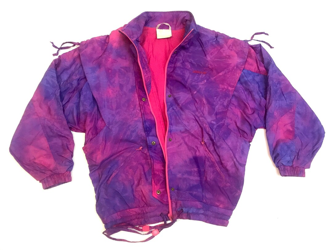 Adidas Track Jacket Vintage Psychodelic Neon Colors Acid - Etsy