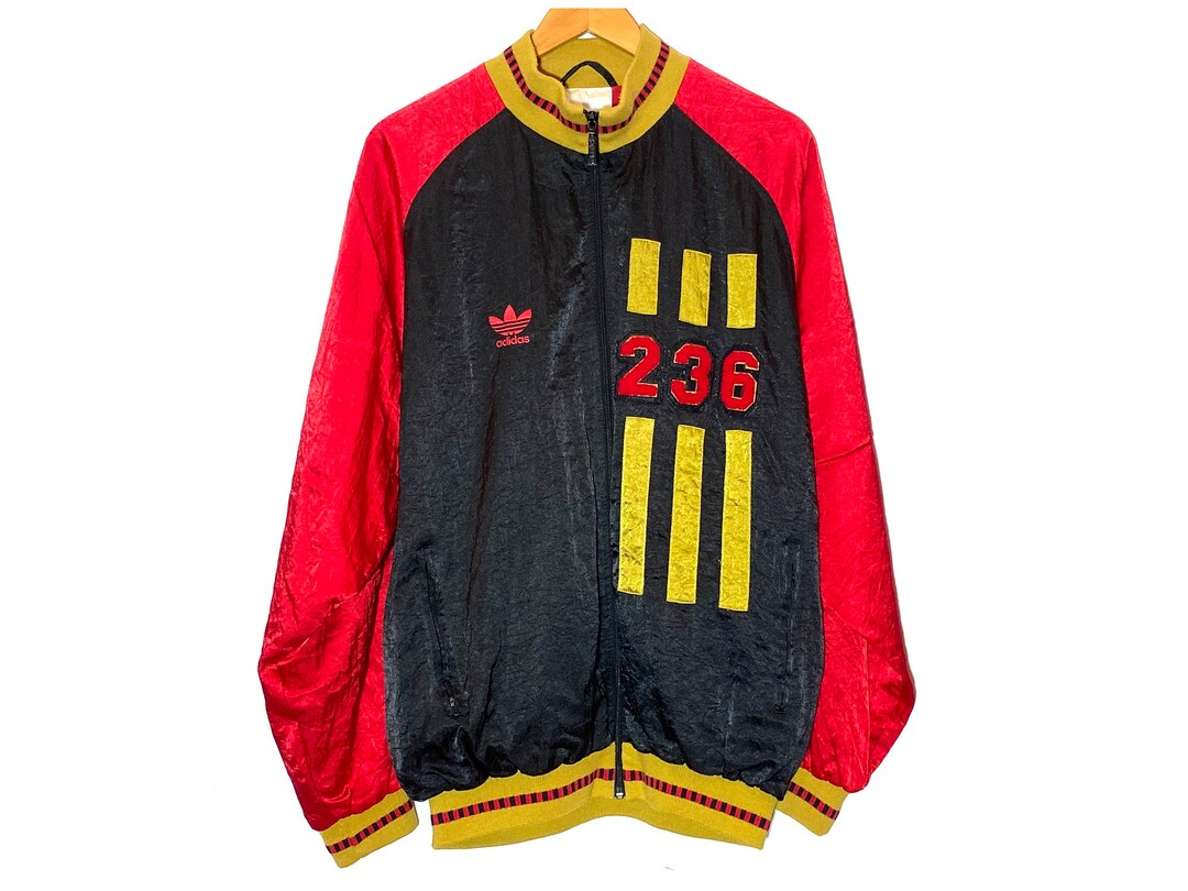 Vintage Track Jacket 1990 Adidas Softshell Lined Jacket 90s Polyamide ...