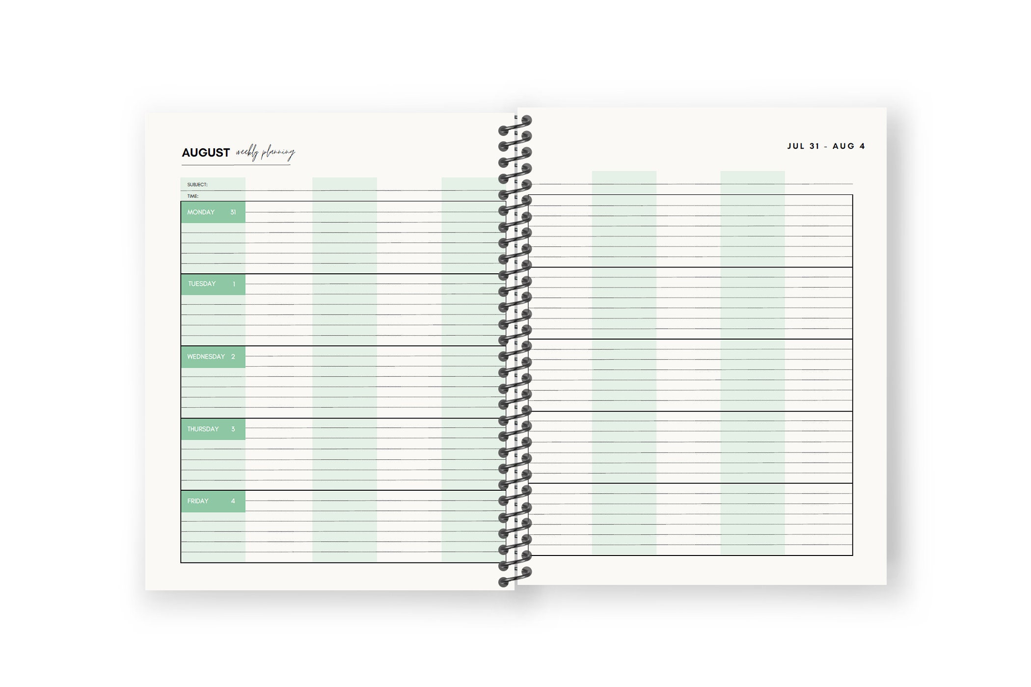 2023-2024 Teacher Planner Printable Speckled Green Print - Etsy Australia
