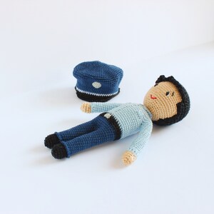Gary, the Policeman Crochet Pattern | Police Officer Amigurumi ...