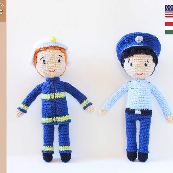 Crochet Fireman Pattern - Etsy
