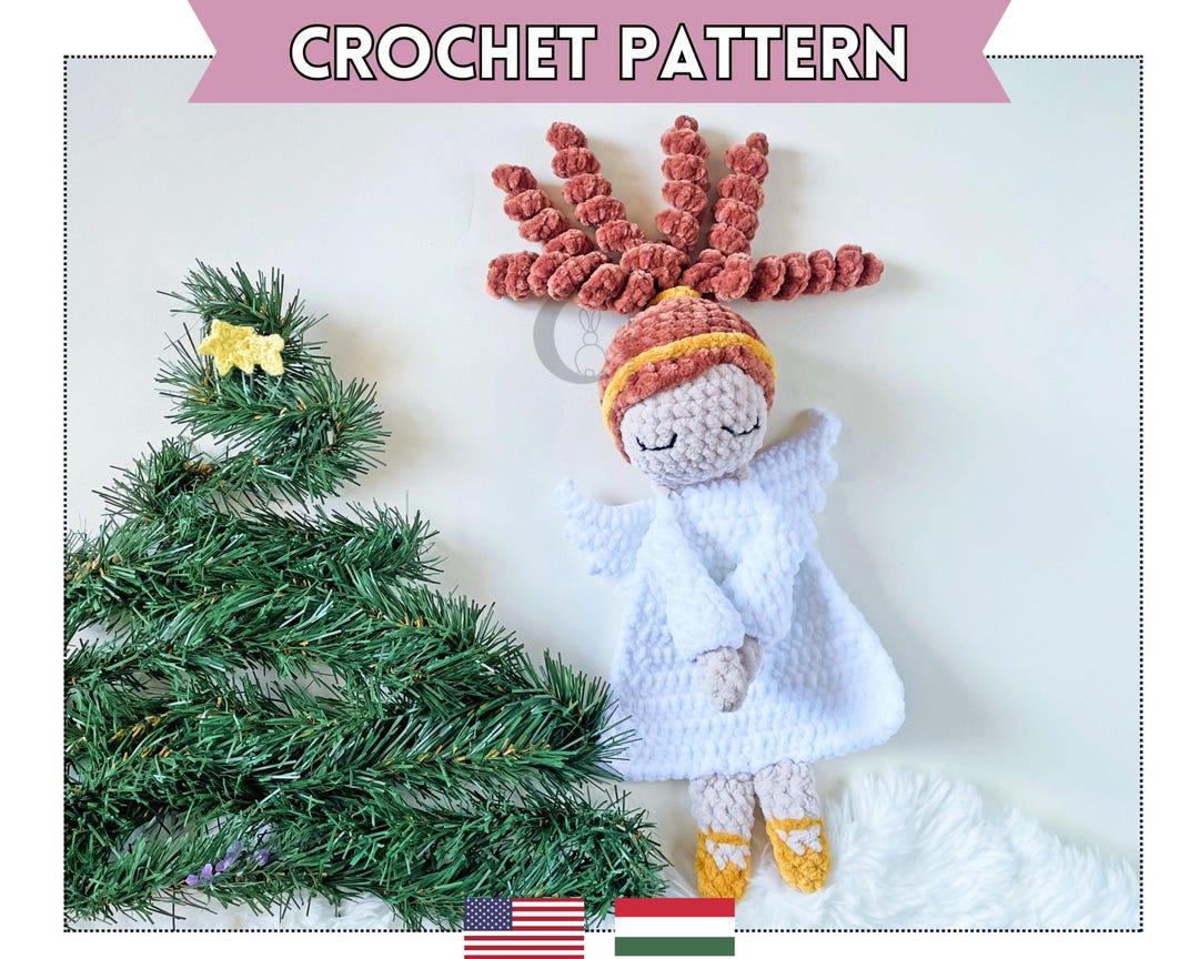 Lizzy the Angel Lovey Crochet Pattern - Etsy