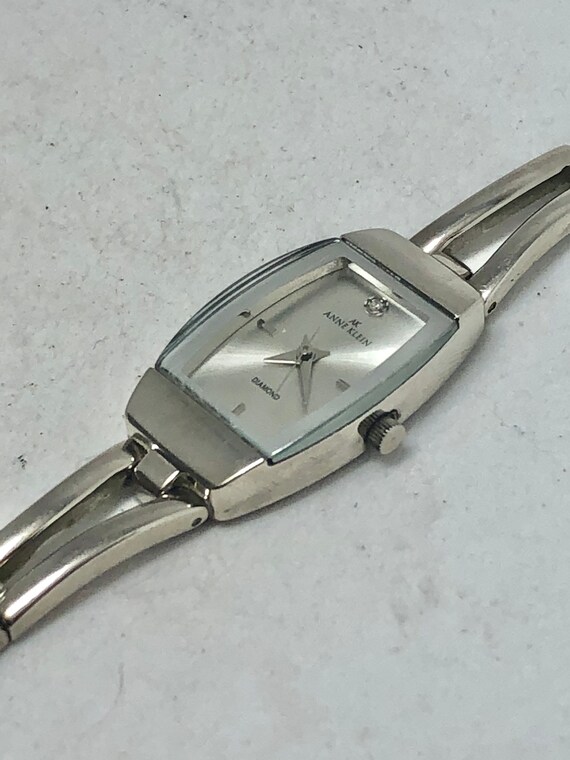 Beveled Crystal Classic Anne Klein Ladies’ Watch, New… - Gem