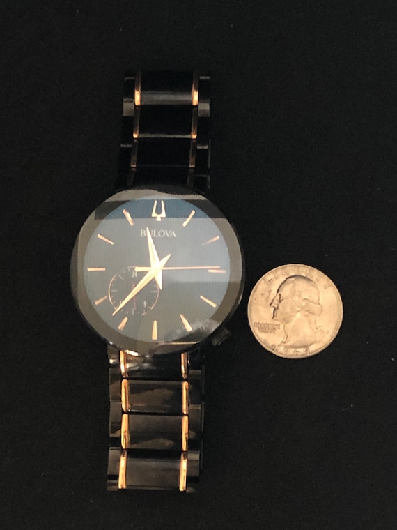 Bulova Latin Grammy Edition, Black Dial Two-Tone Men’… - Gem
