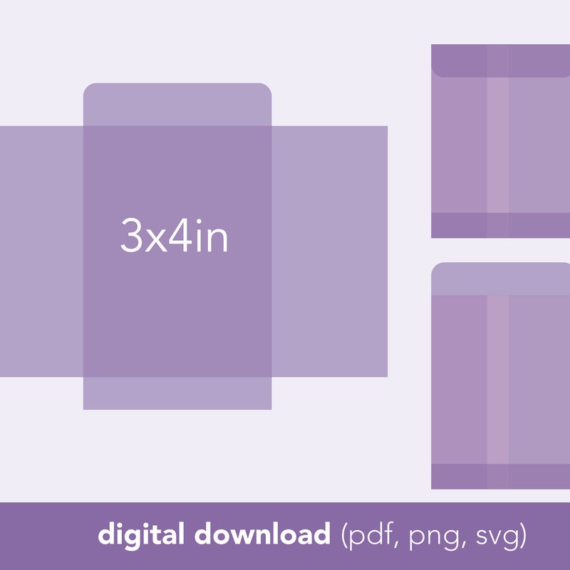 4in Envelope Svg - Etsy