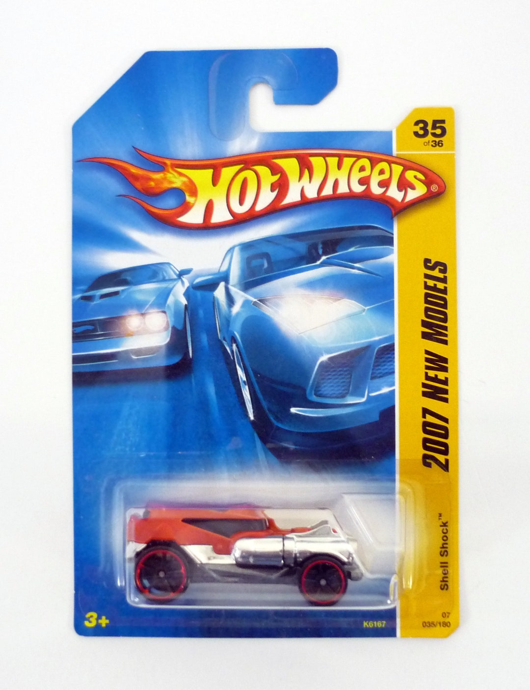 Hot Wheels Shell Shock #035/180 New Models 35 of 36 Red Die-cast Car ...