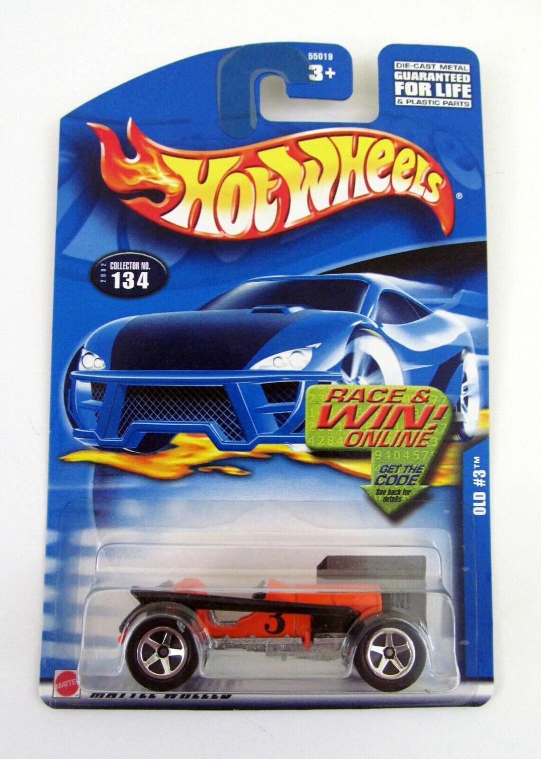 Hot Wheels Old #3 #134 Orange Die-cast Car 2002 - Etsy