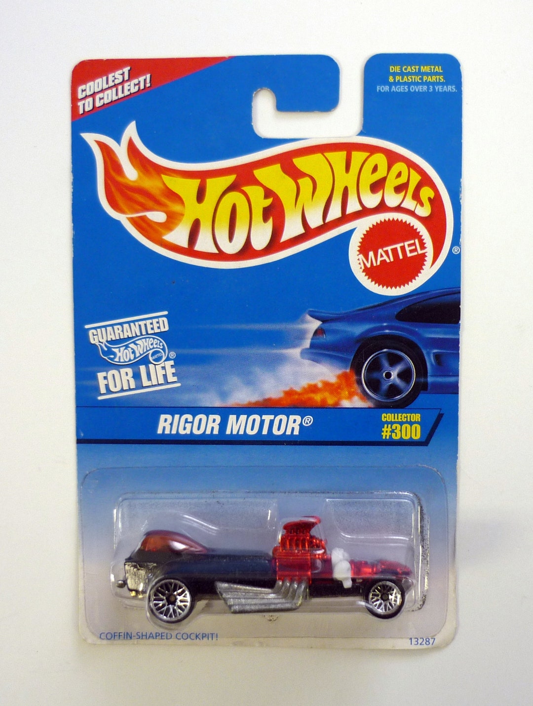 Hot Wheels Rigor Motor 300 Black Die-cast Car 1997 - Etsy