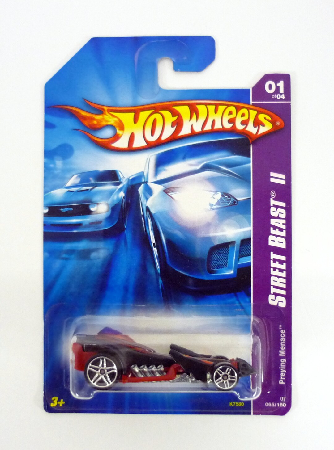 Hot Wheels Preying Menace 065/180 Street Beast #1 of 4 Black Die-cast ...