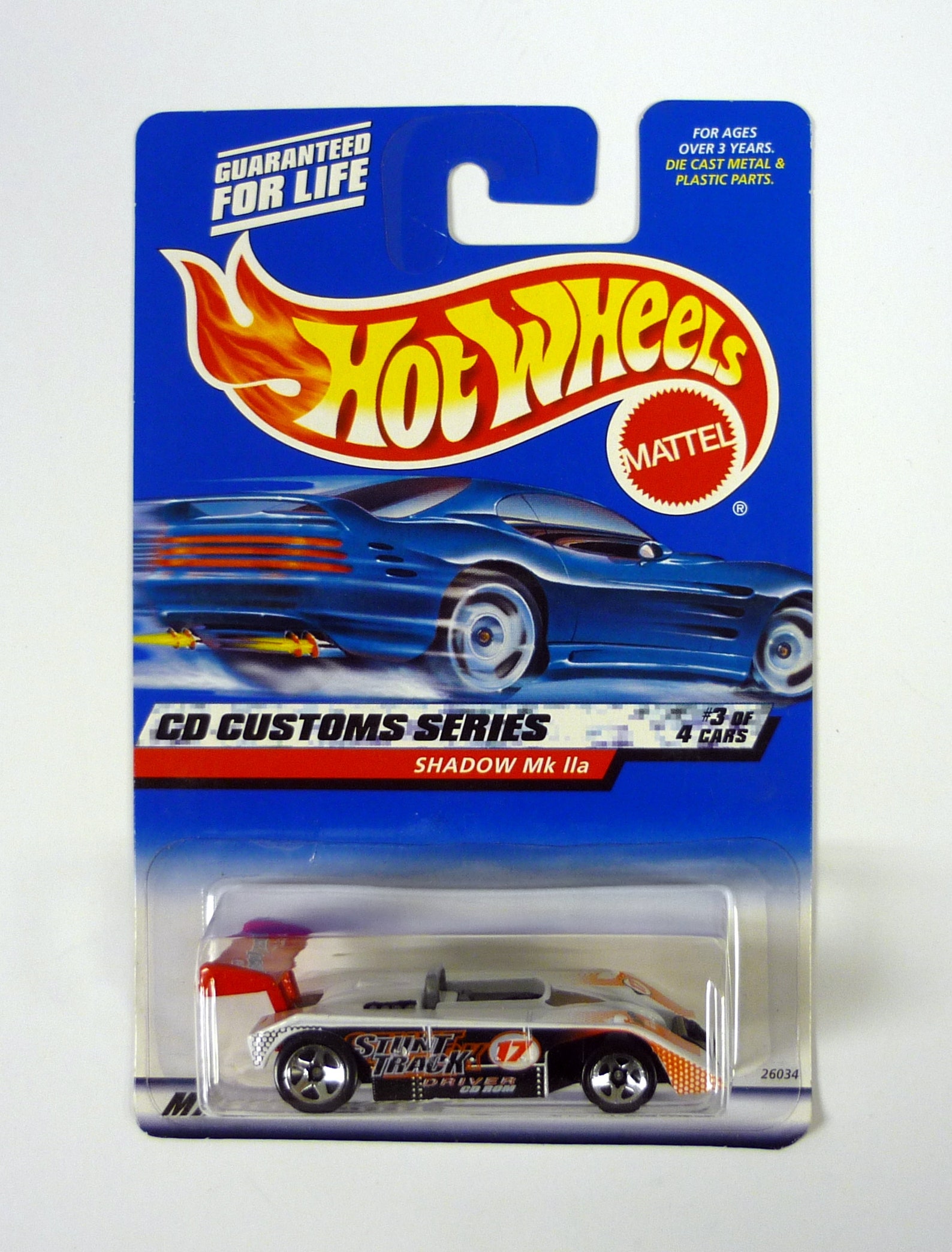 Hot Wheels Shadow Mk Lla #031 CD Customs Series #3 of 4 White Die-cast ...