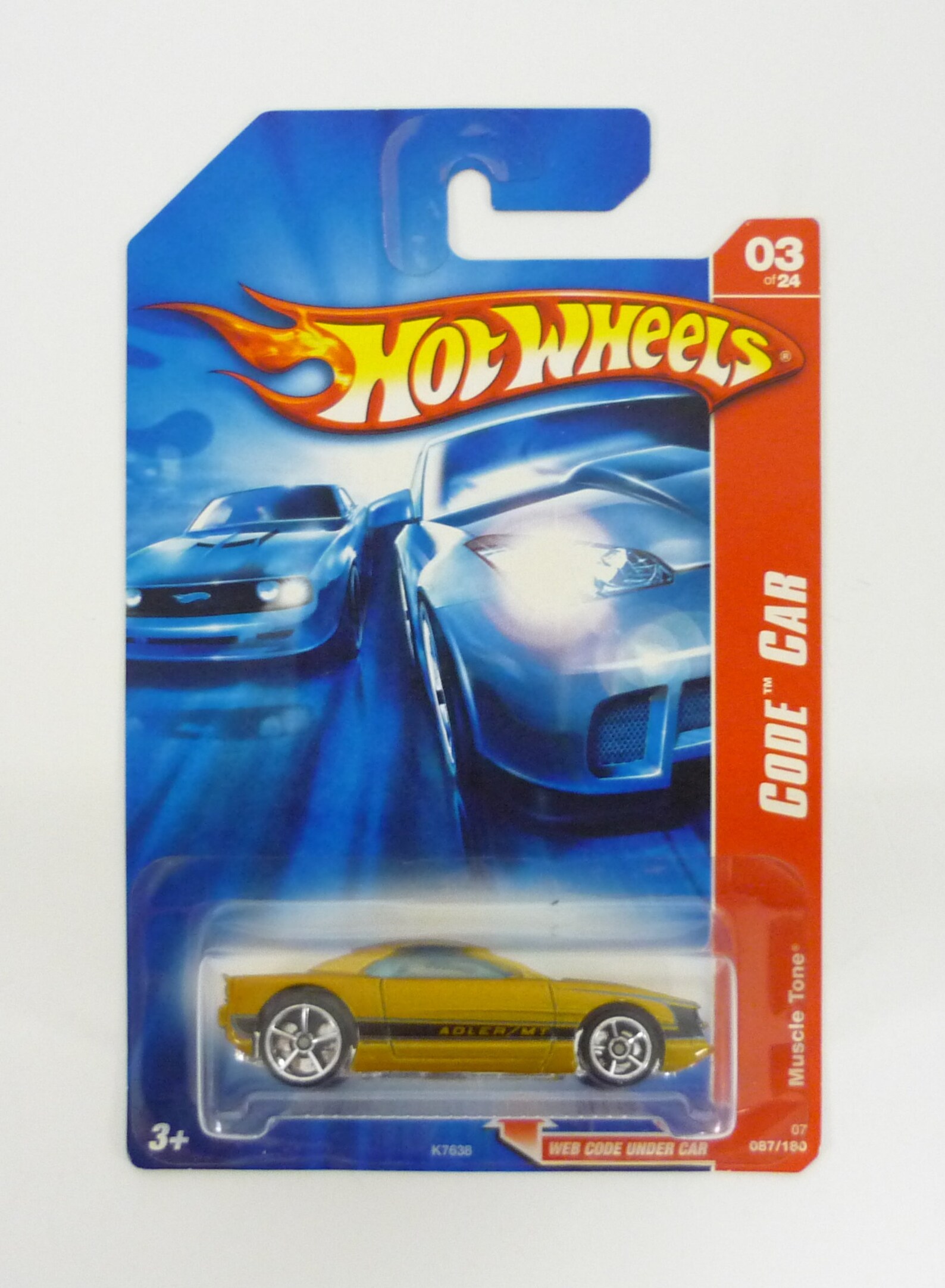 Hot Wheels Muscle Tone #03 of 24 Code Car 087/180 Gold Die-cast Car ...