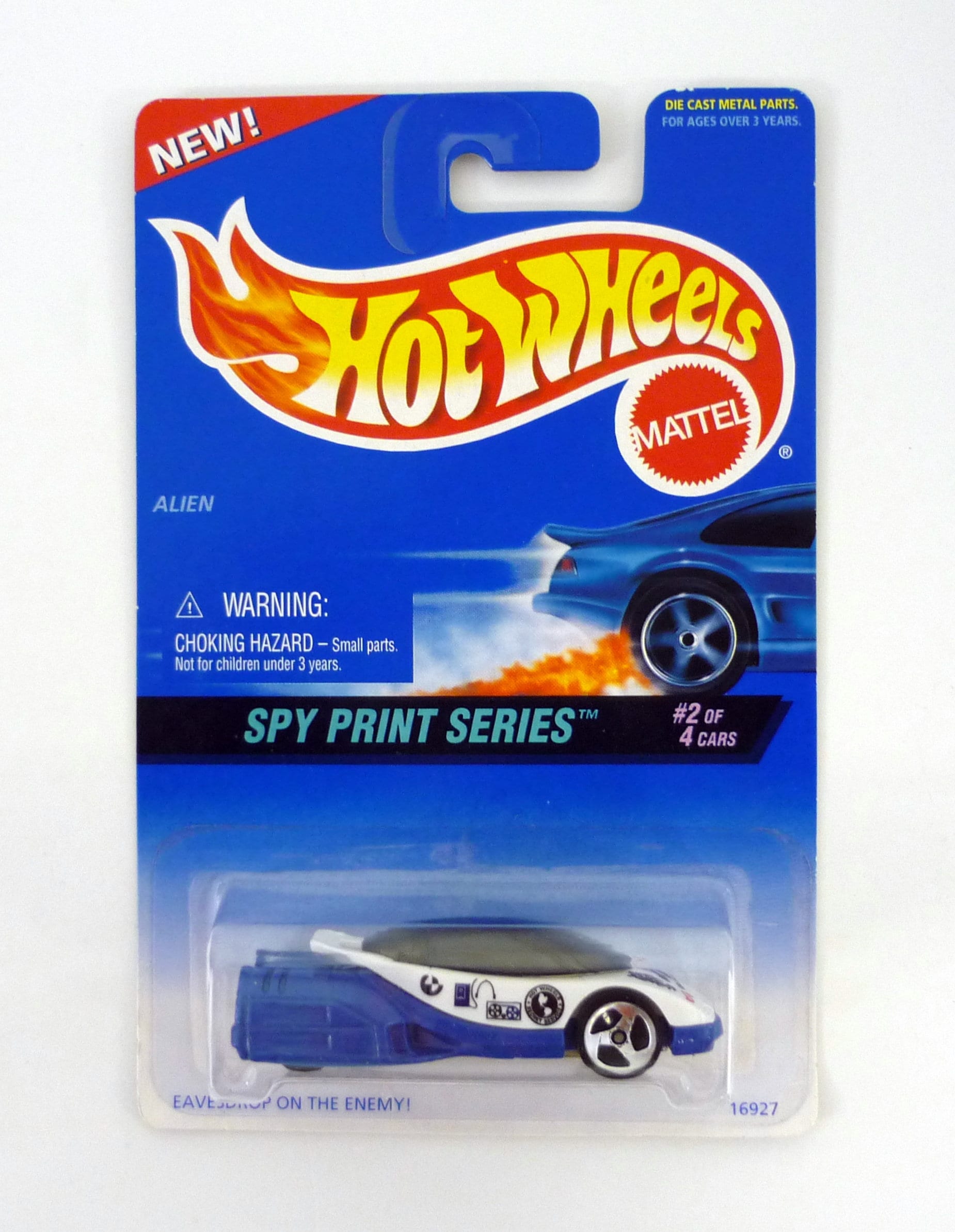 Hot Wheels Alien #554 Spy Print Series 2 of 4 Blue Die-cast Car 1997 - Etsy