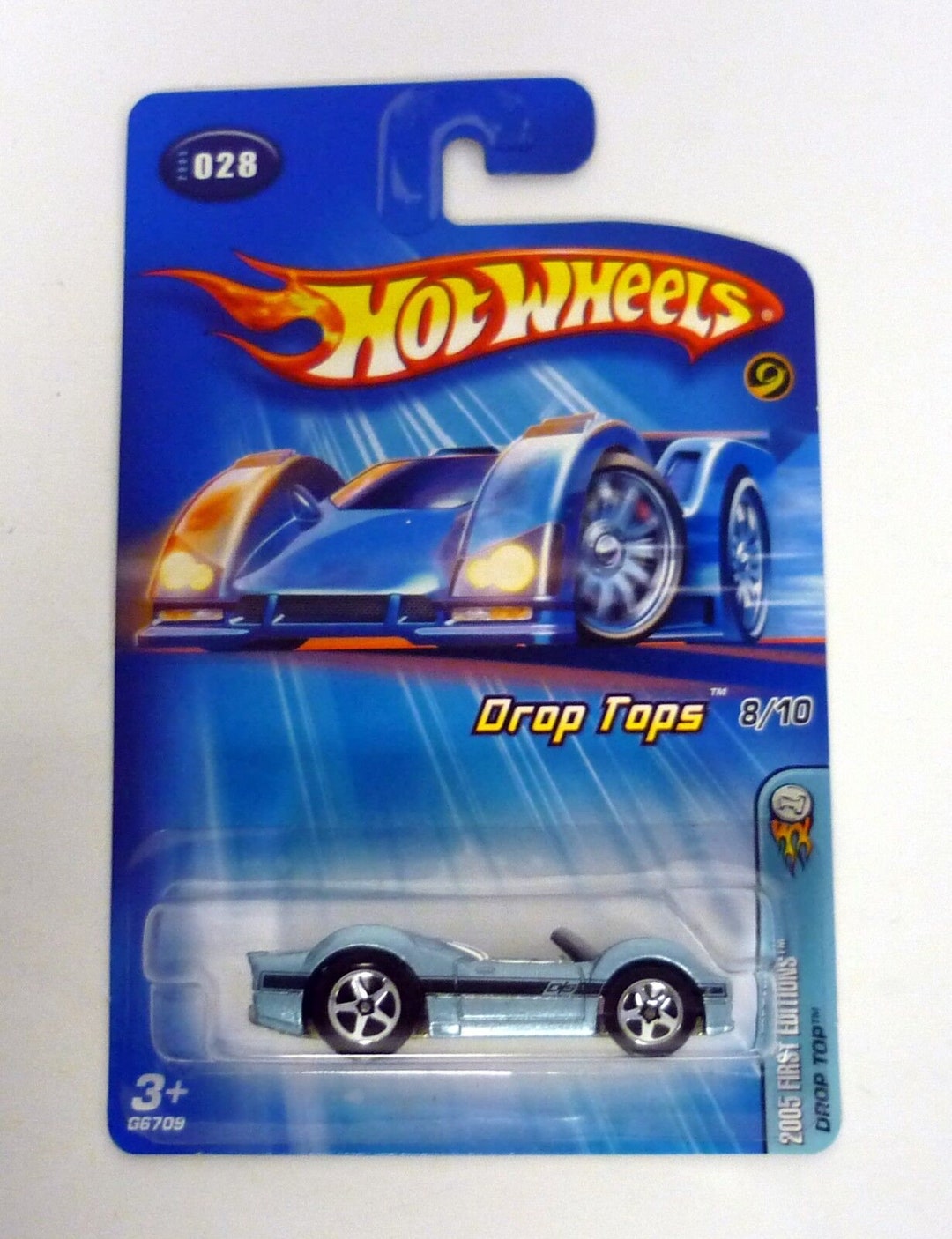 Hot Wheels Drop Top #028 Drop Tops 8/10 Blue Die-cast Car 2005 - Etsy