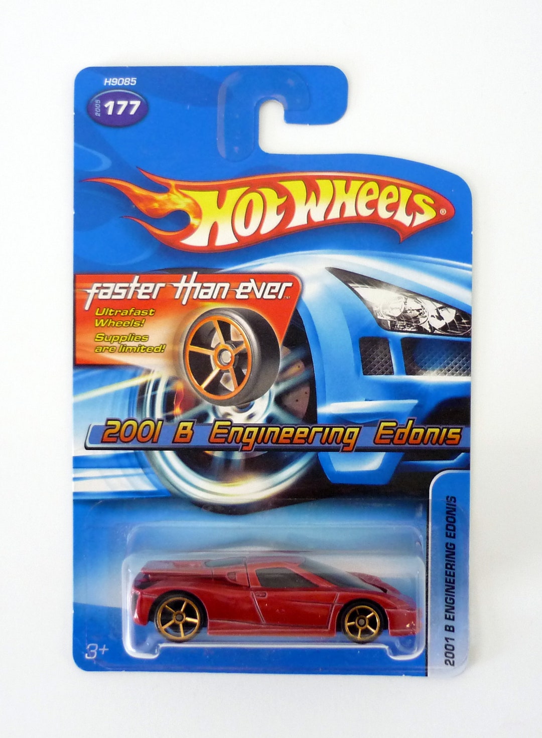 Hot Wheels 2001 B Engineering Edonis #177 Red Die-cast Car FTE W/o ...