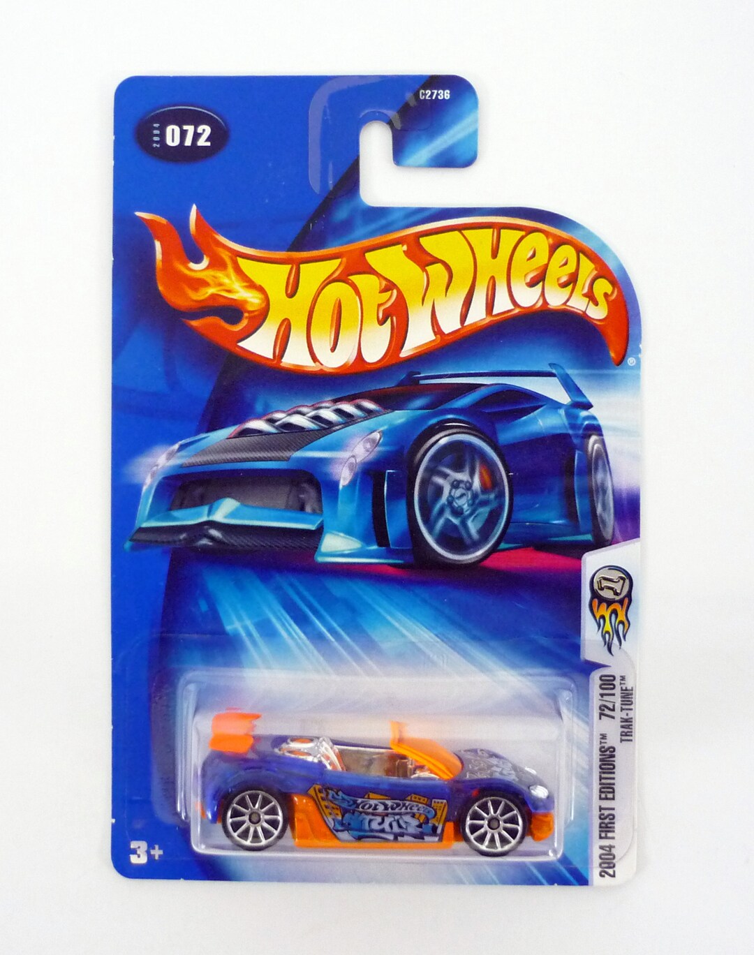 Hot Wheels Trak-tune #072 First Editions 72/100 Blue Die-cast Car 2004 ...