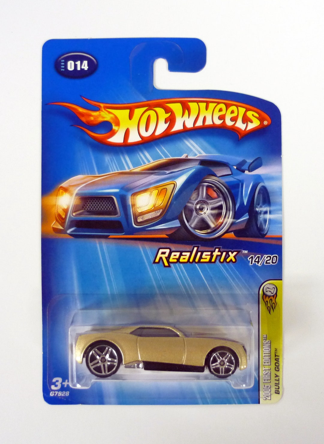 Hot Wheels Bully Goat 014 Realistix 14/20 Gold Die-cast Car - Etsy