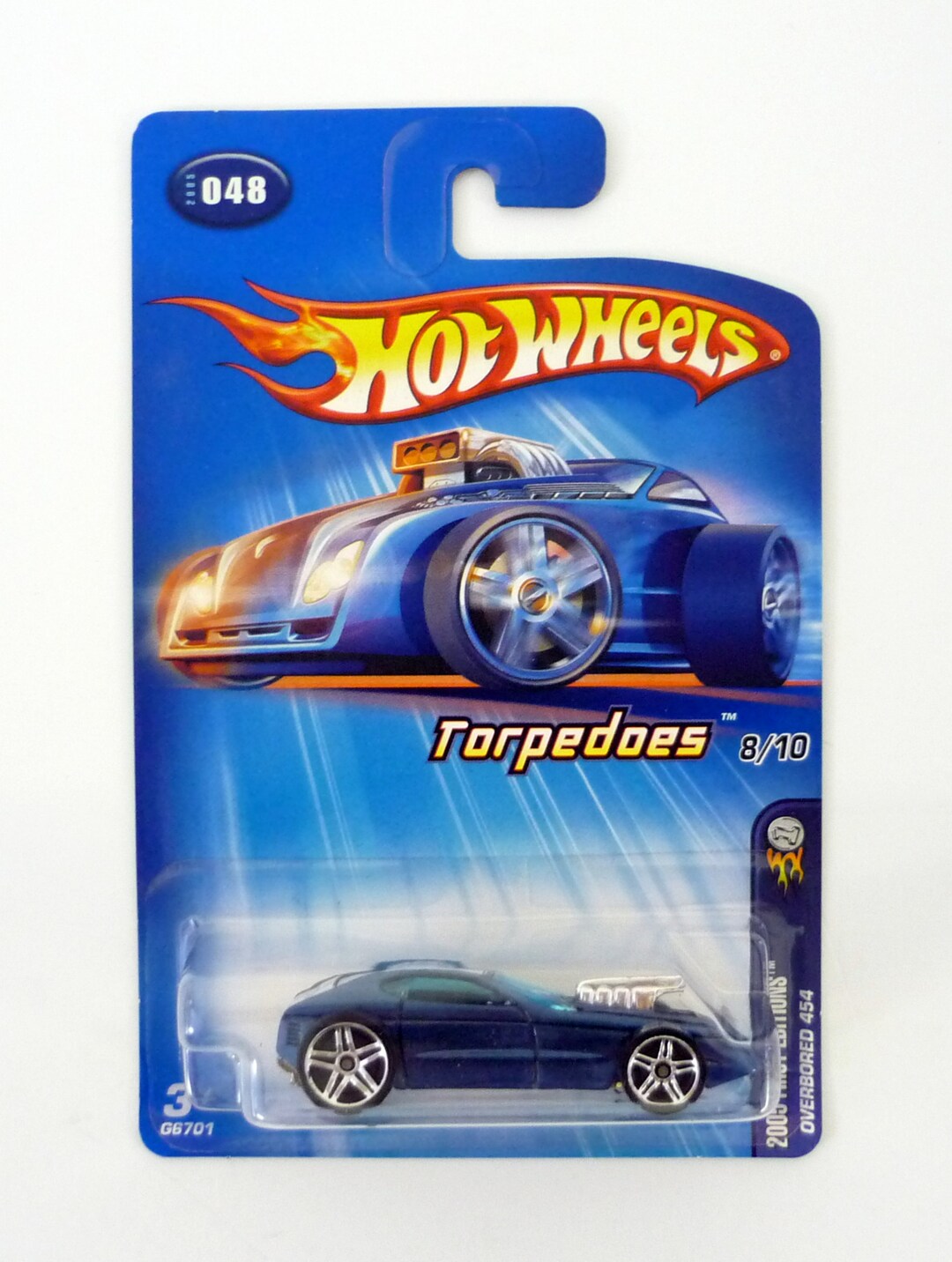 Hot Wheels Overbored 454 #048 Torpedoes 8/10 Blue Die-cast Car 2005 - Etsy