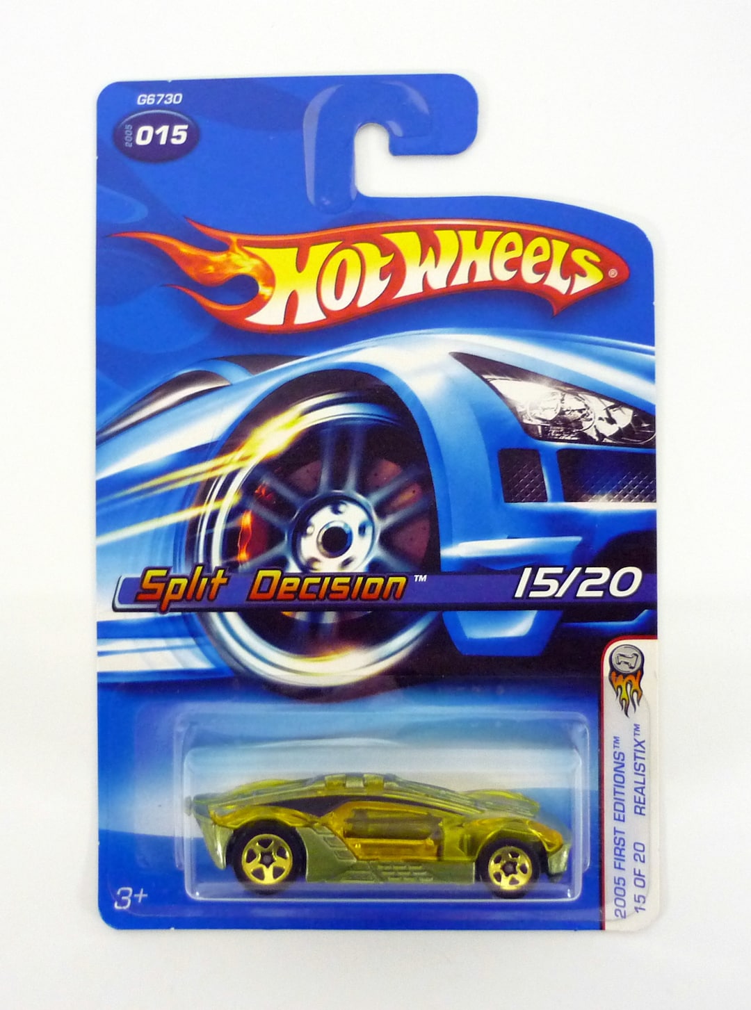 Hot Wheels Split Decision #015 Realistix 15 of 20 Green Die-cast Car ...