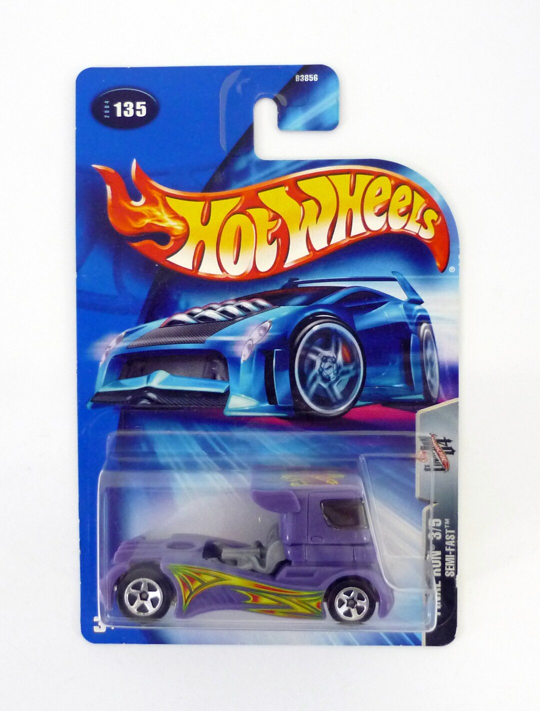 Hot Wheels Semi-fast #135 Final Run 3/5 Purple Die-cast Truck 2004 - Etsy