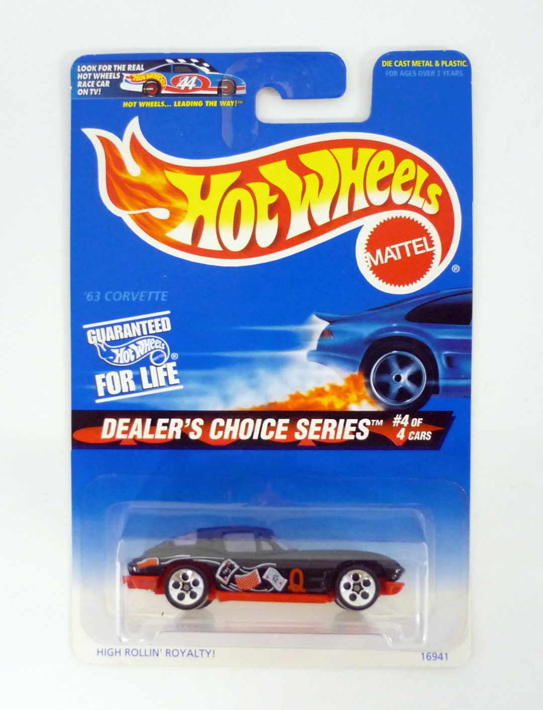Hot Wheels '63 Corvette 568 Dealer's Choice 4 of 4 Black Die-cast Car ...