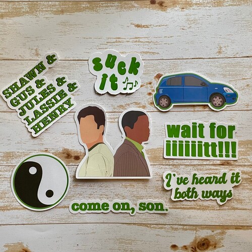 Psych Stickers Design 2 Psych Inspired Sticker Sheet Psych | Etsy