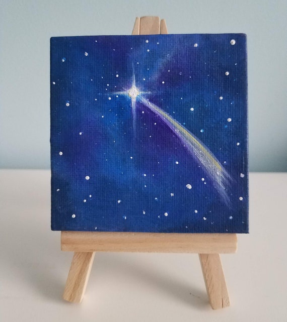 Night Sky Acrylic Painting