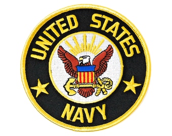 Us Navy Iron on Patch - Etsy
