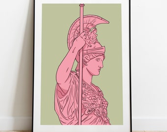 Athena Art Print - Etsy