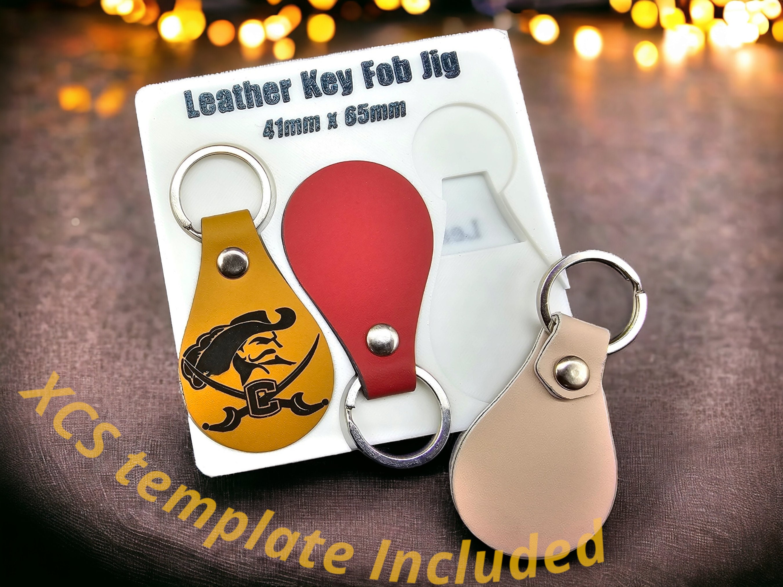 Xtool F1 Leather Key Fob Jig Fits 3 Key Fobs - Etsy
