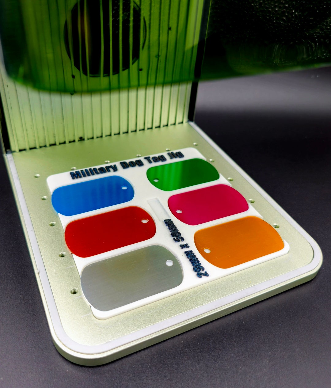 Xtool F1 Military Dog Tag Jig Fits 6 Tags - Etsy