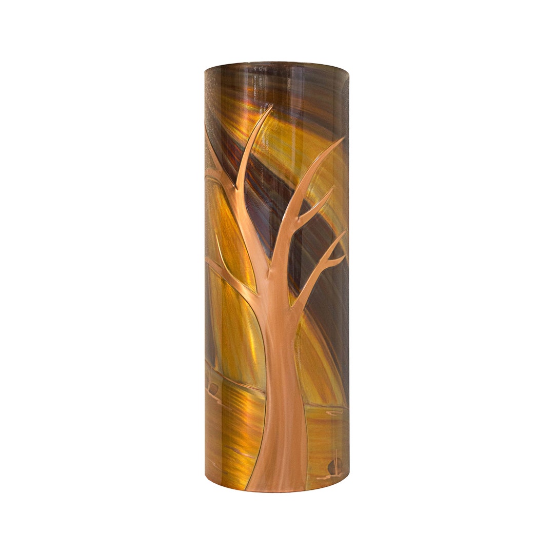 Copper Tree Sconce: Greg Gowan New Mexico Art, Indoor/outdoor LED ...