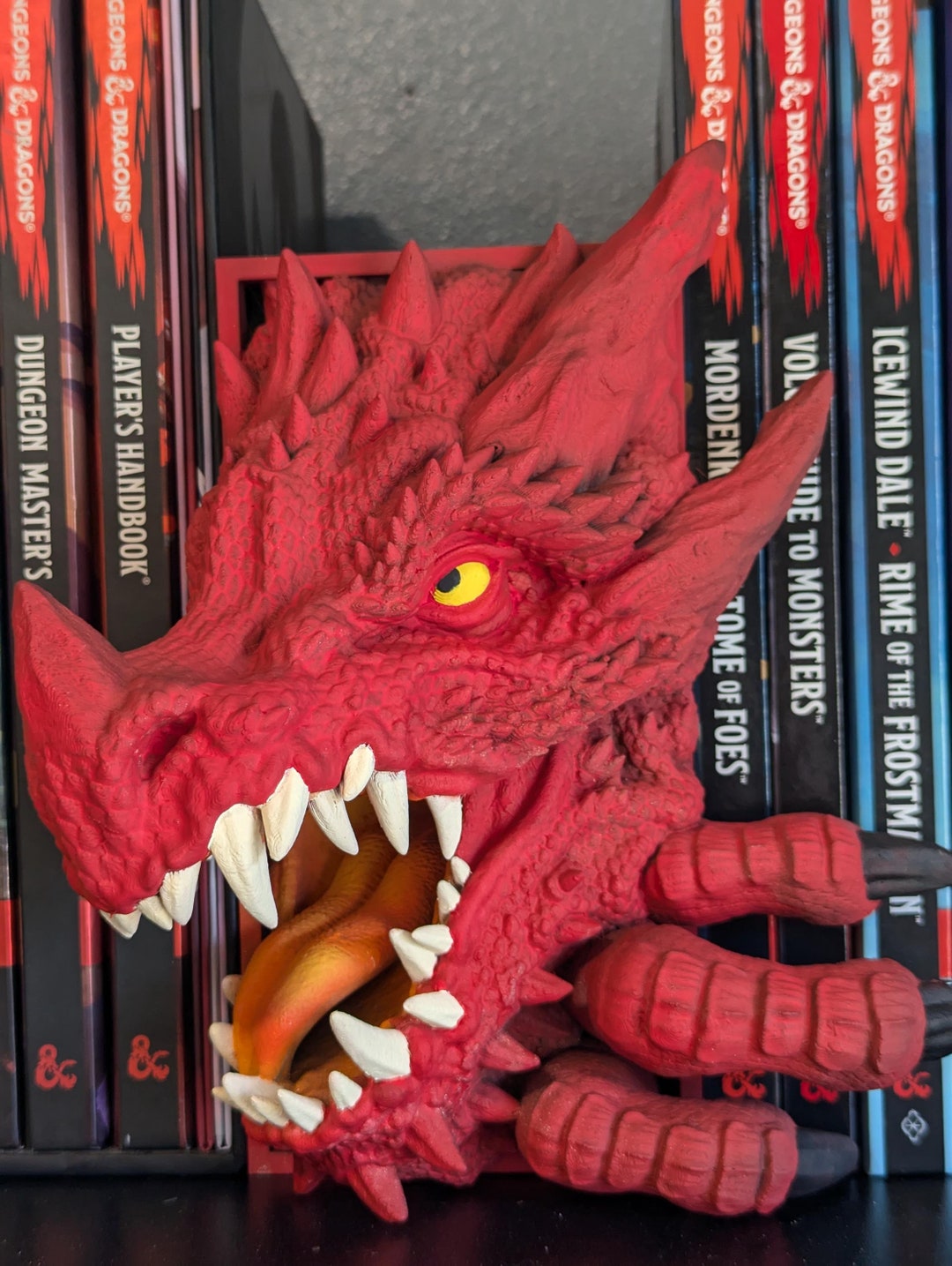 Dragon 3D Printed Book Nook Miniatures of Madness Transform Your ...