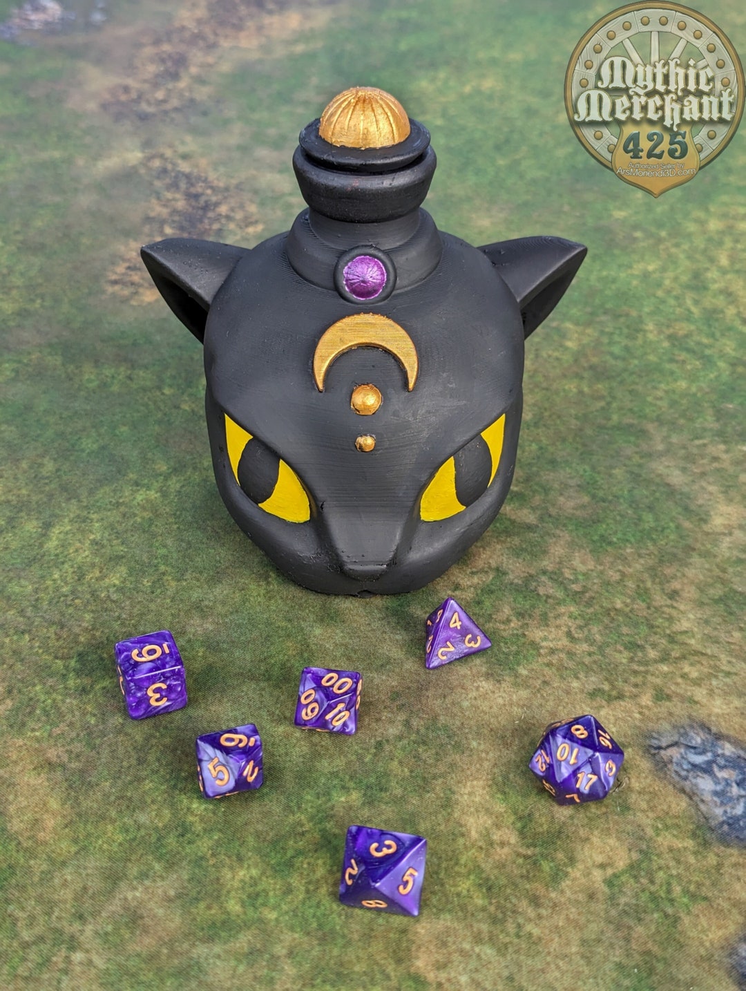 Cat's Darkvision Agility Potion Bottle 3D Printed RPG Dice Jail: Mythic ...