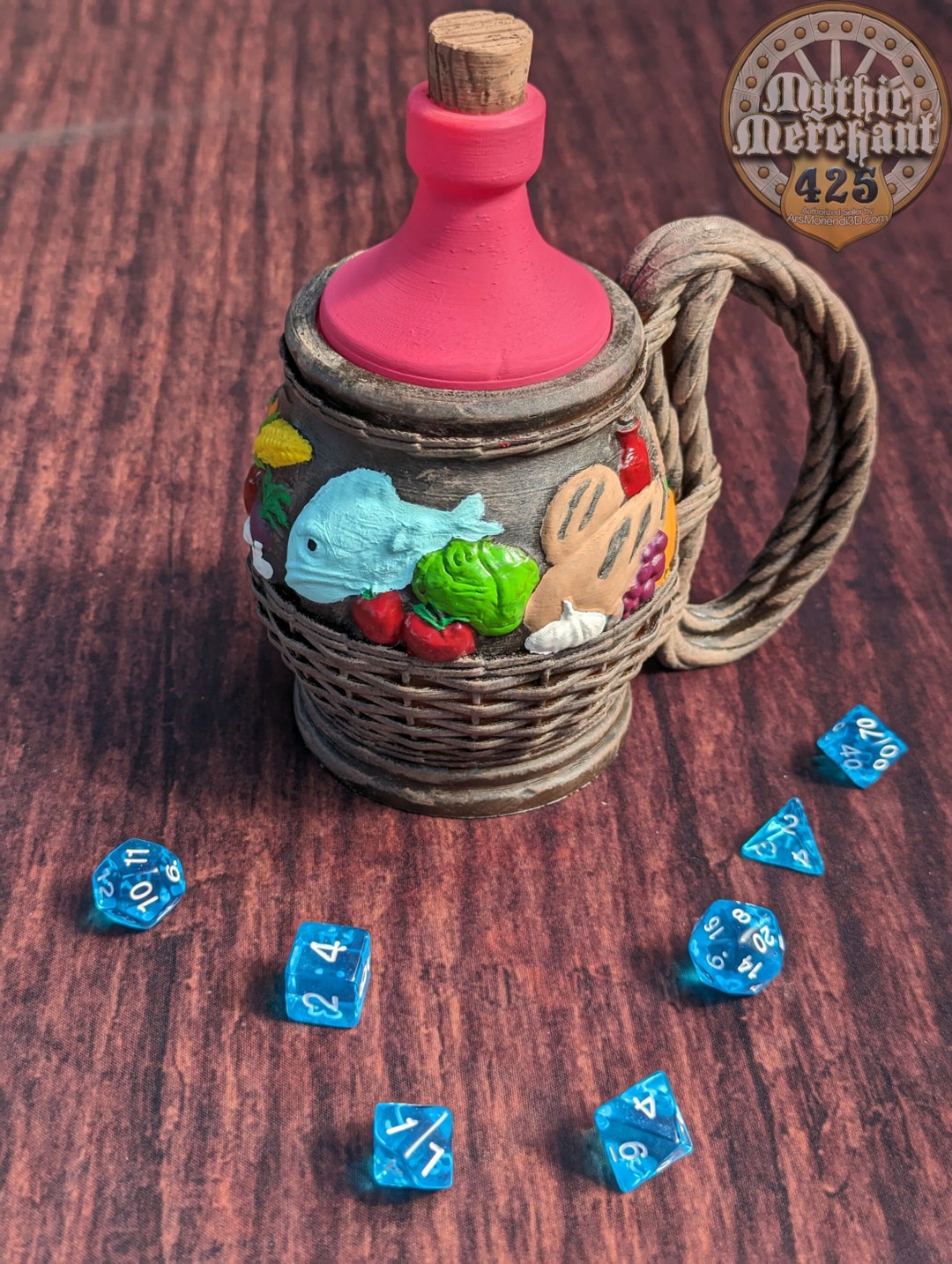 Halfling 3D Printed RPG Can Holder: Mythic Mugs Collection by Ars ...