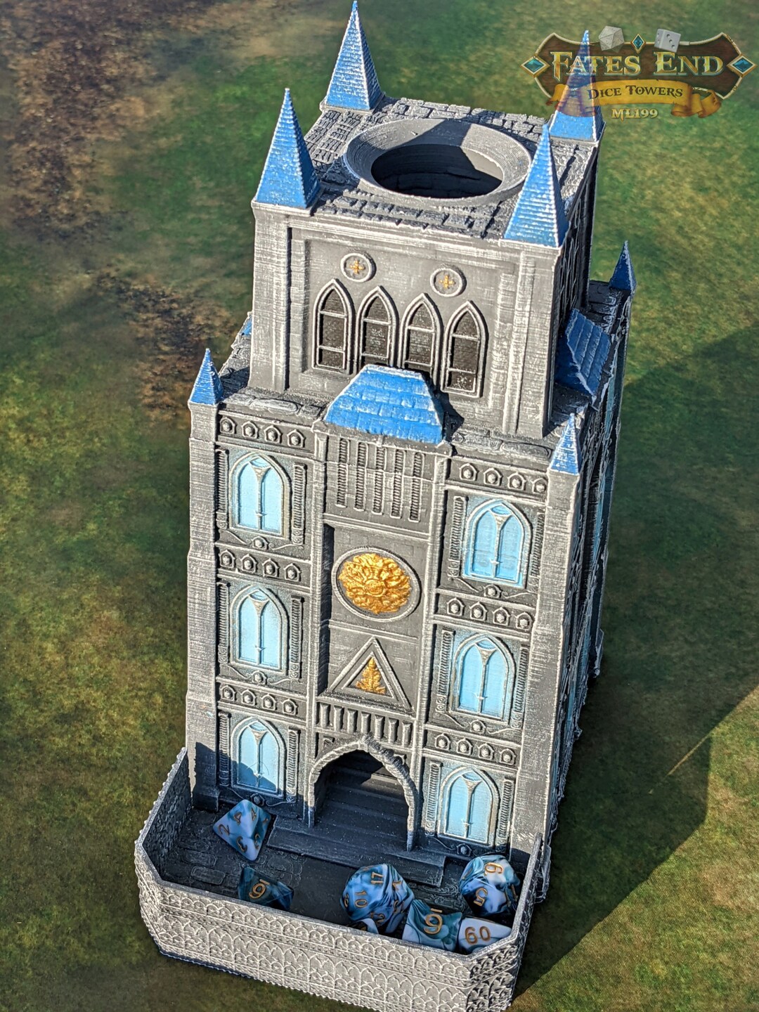 Garrison Fortress 3D Printed Cathedral Dice Tower - Fate's End ...