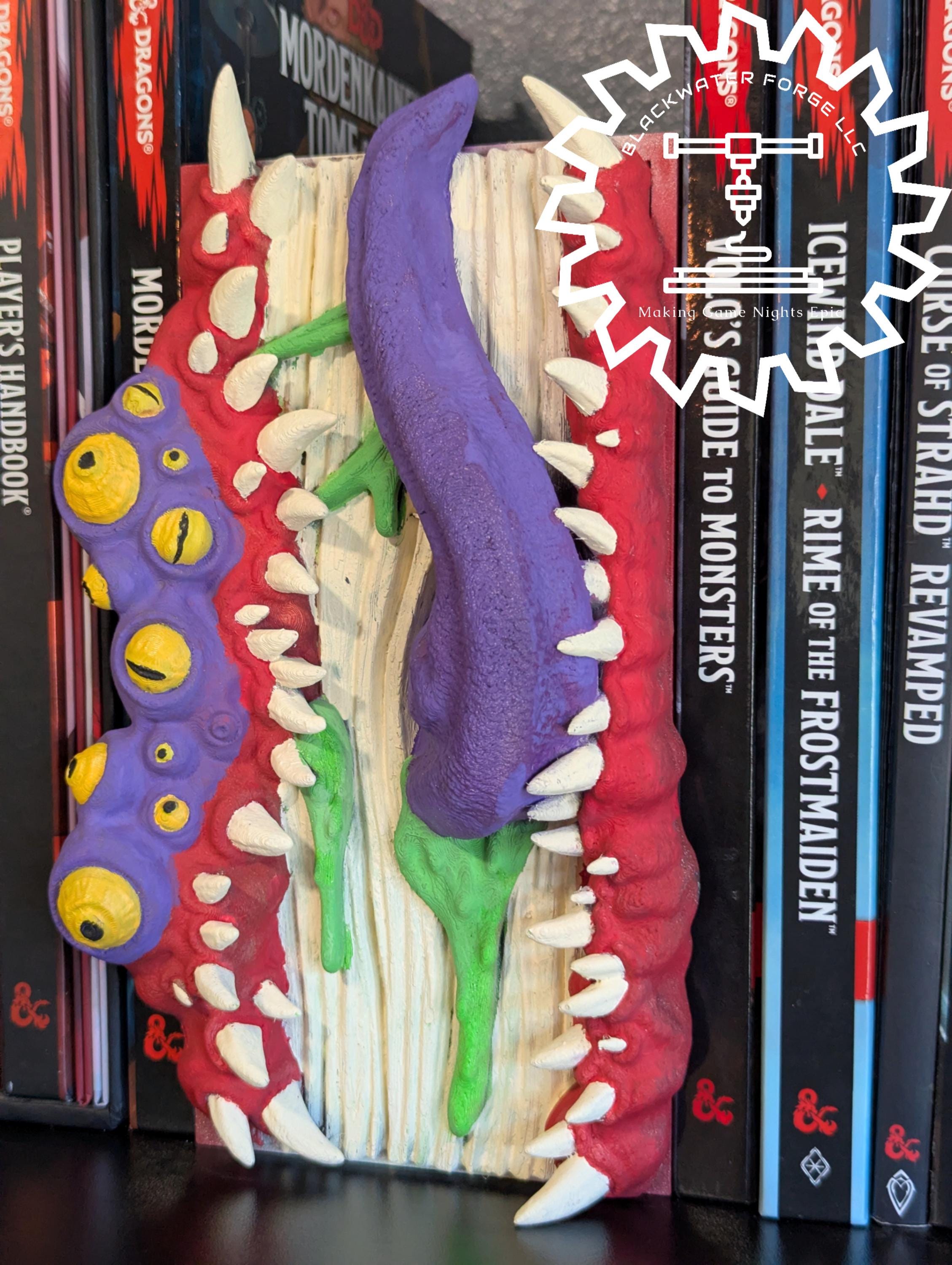 Mimic Monster 3D Printed Book Nook: Miniatures of Madness Collection - Etsy