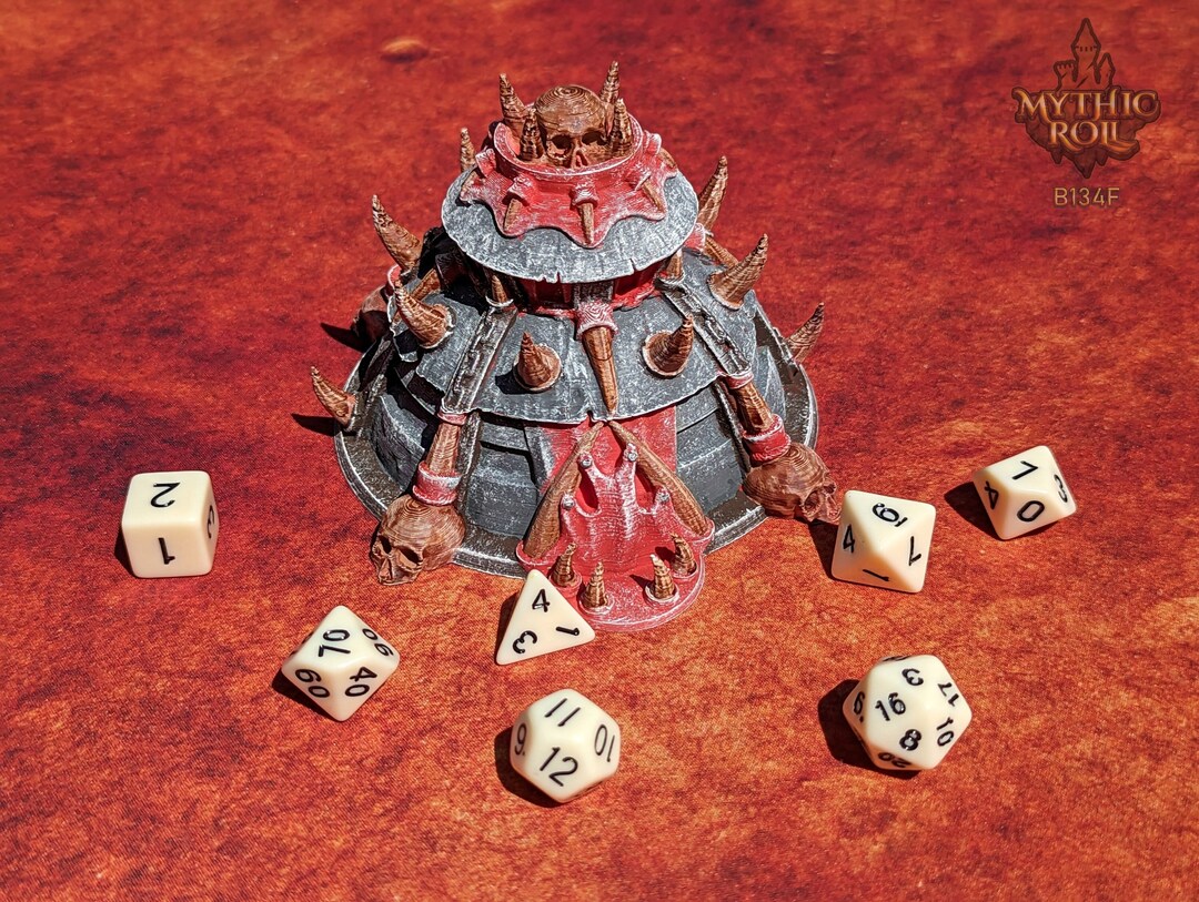 Barbarian Hut 3D Printed RPG Dice Jail: Mythic Roll Collection by ...