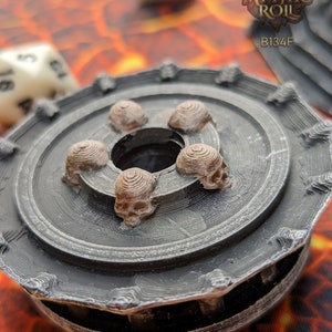 Necromancer's Mausoleum 3D Printed Dice Jail RPG Dice - Etsy
