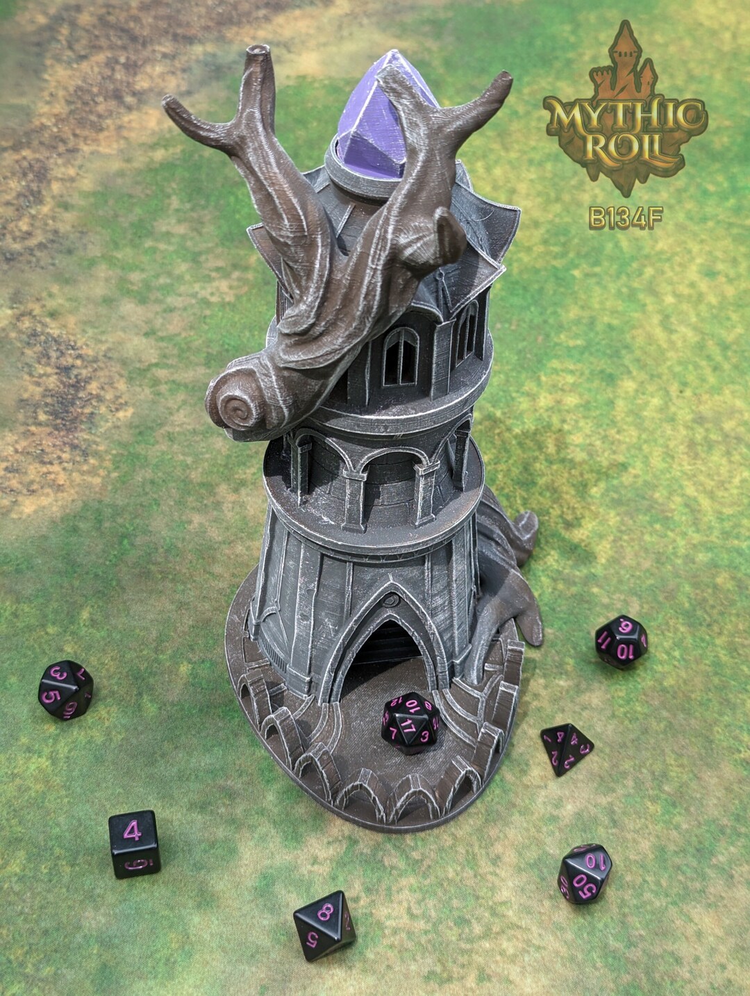 Elven Tree of Life 3D Printed RPG Dice Tower: Mythic Roll Collection - Etsy