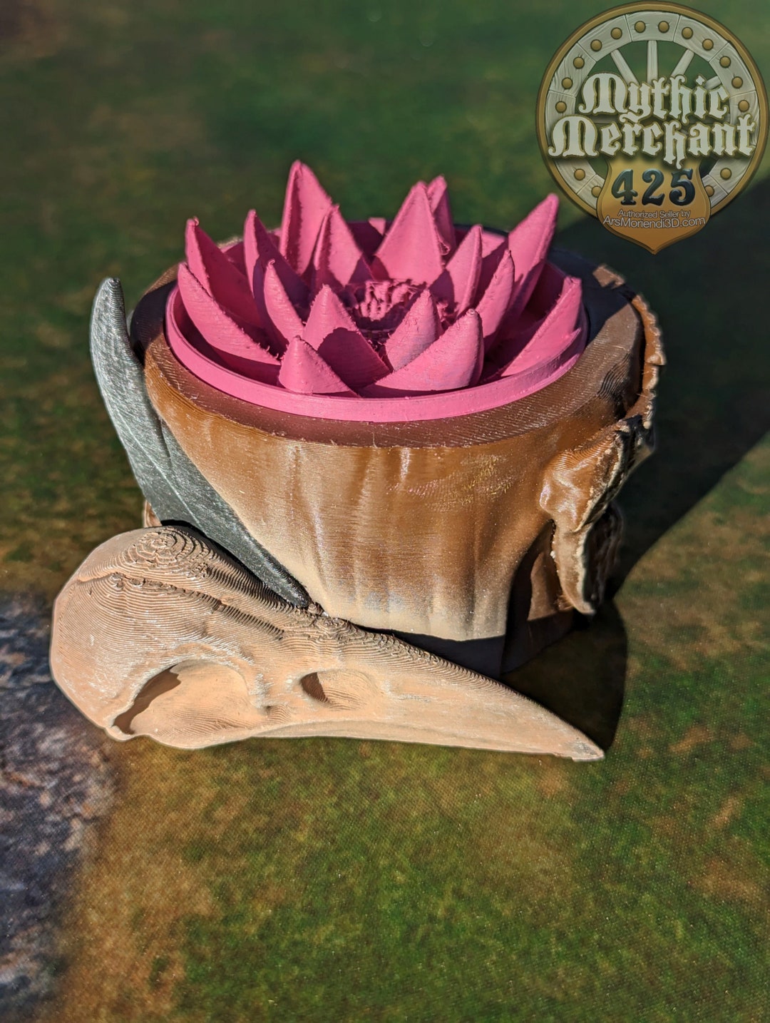 Druid 3D Printed RPG Dice Jail & Table Coaster: Mythic Mugs Collection ...